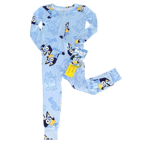 Pajamas | Bluey Pajama Onepiece Pajama Sleeper Toddler | Poshmark